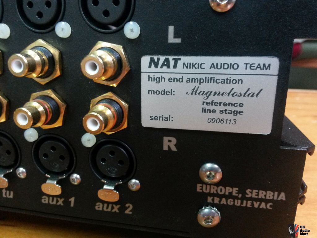 NAT AUDIO Magnetostat reference line stage Photo #1113962 - UK Audio Mart