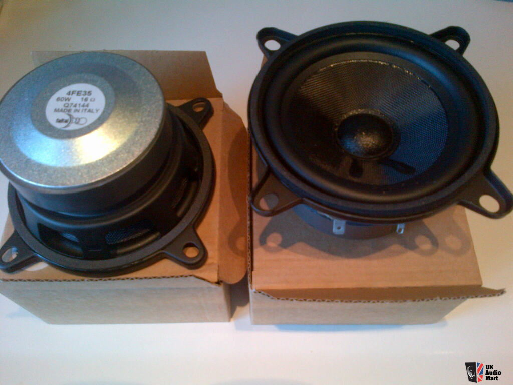 Faital-PRO 4FE35 4" Professional Woofer 1 Pair Dealer Ad - UK Audio Mart