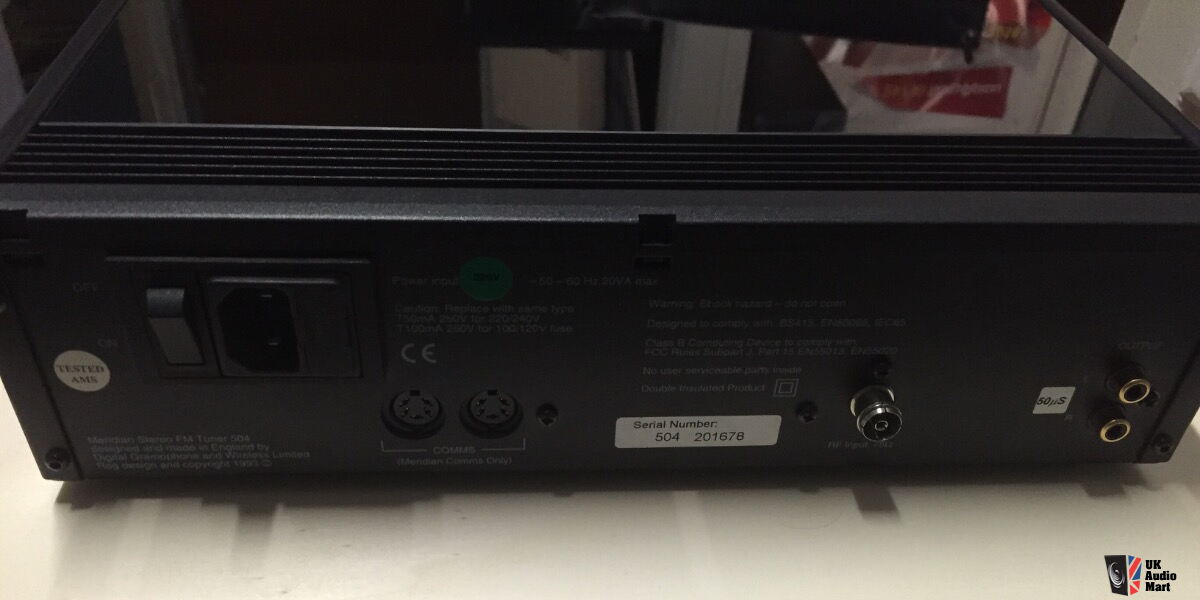 Meridian 504 FM tuner Photo #1173359 - UK Audio Mart
