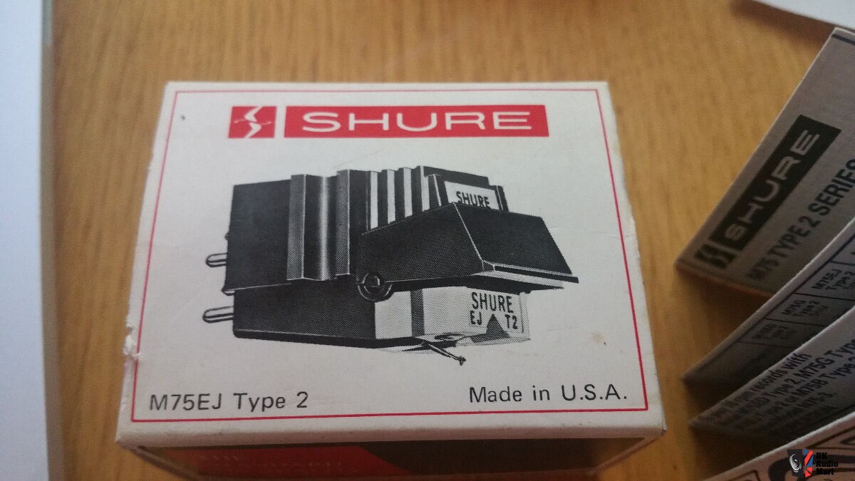 New Old Stock = Shure M75EJ Type 2 CARTRIDGE "RARE" Boxed Original ...