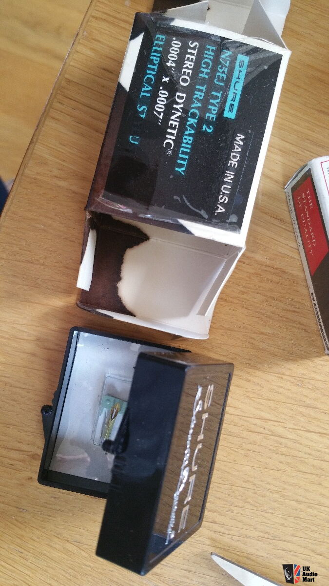 New Old Stock = Shure M75EJ Type 2 CARTRIDGE "RARE" Boxed Original ...