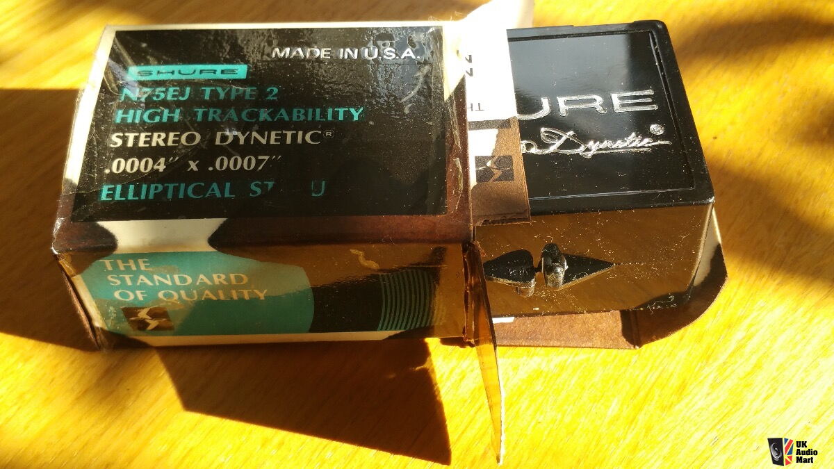 New Old Stock = Shure M75EJ Type 2 CARTRIDGE "RARE" Boxed Original ...