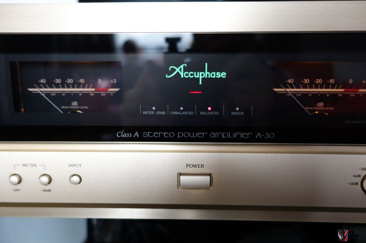 Accuphase A-30 A30 Class A Stereo Power Amp Photo #1202200 - UK Audio Mart