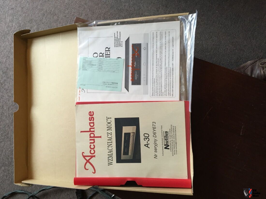 Accuphase A-30 A30 Class A Stereo Power Amp Photo #1202200 - UK Audio Mart