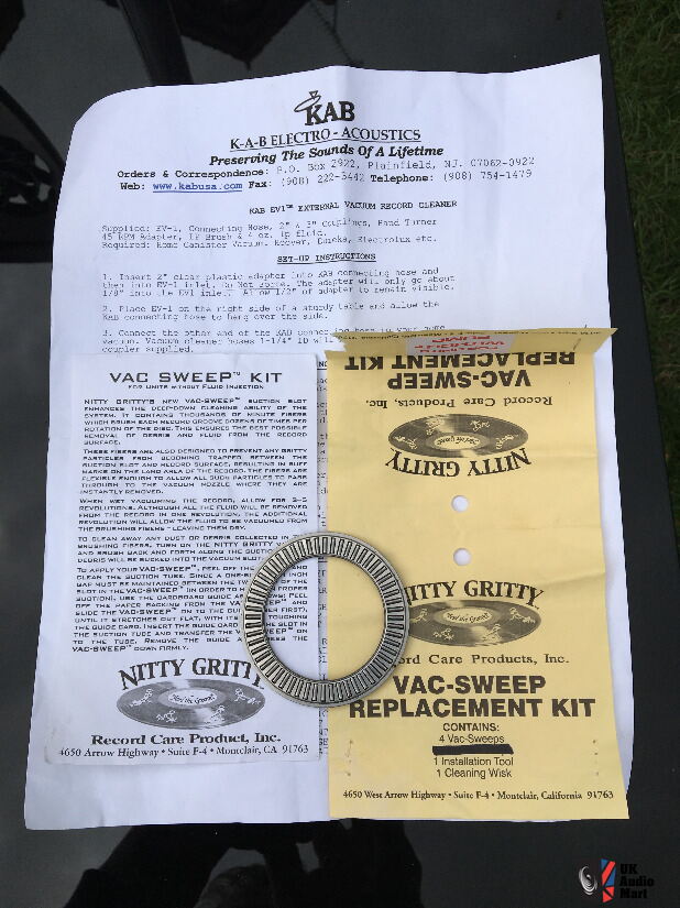 Nitty Gritty KAB EV-1 vacuum record cleaning machine (RCM) Photo ...