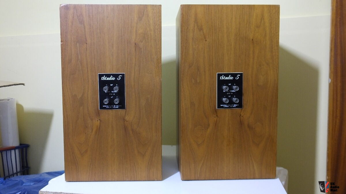 Rogers Studio 5 Vintage speakers HI-FI rare Hi Low input matched pair 6 ...