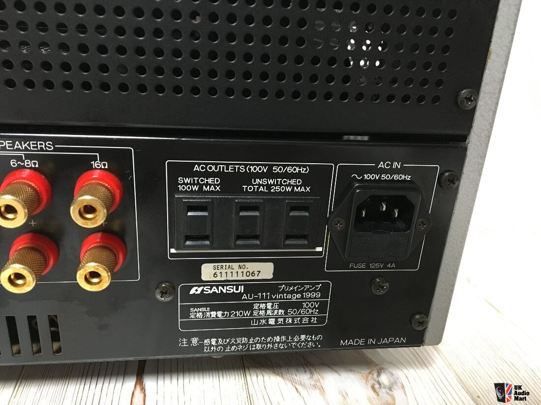 Sansui AU-111 Vintage 1999 Photo #1571540 - UK Audio Mart