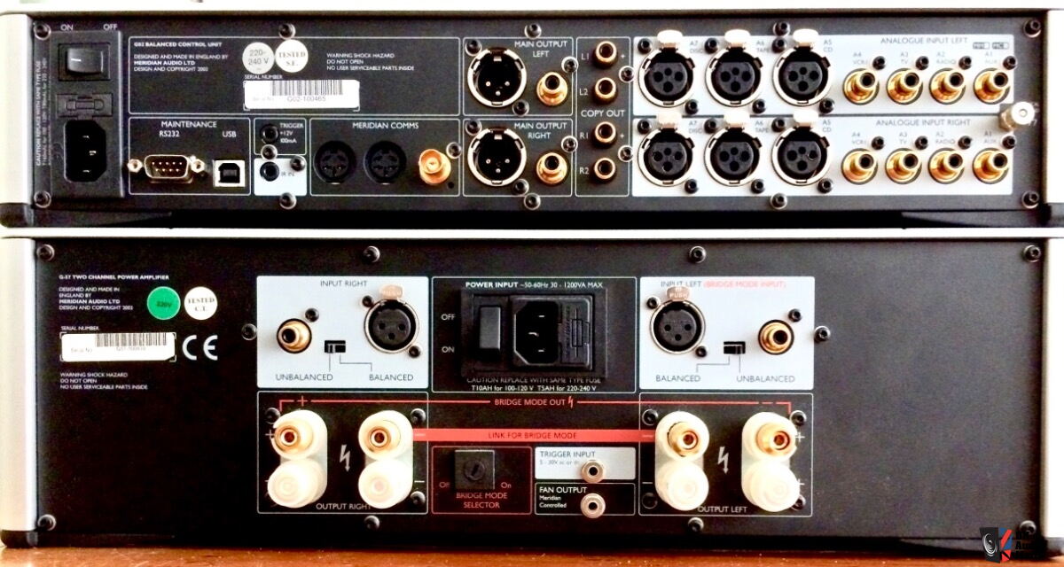 G57 is SOLD! Meridian Meridian G02 and G57 Pre and Power amp. Like New ...