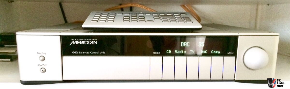 G57 is SOLD! Meridian Meridian G02 and G57 Pre and Power amp. Like New ...