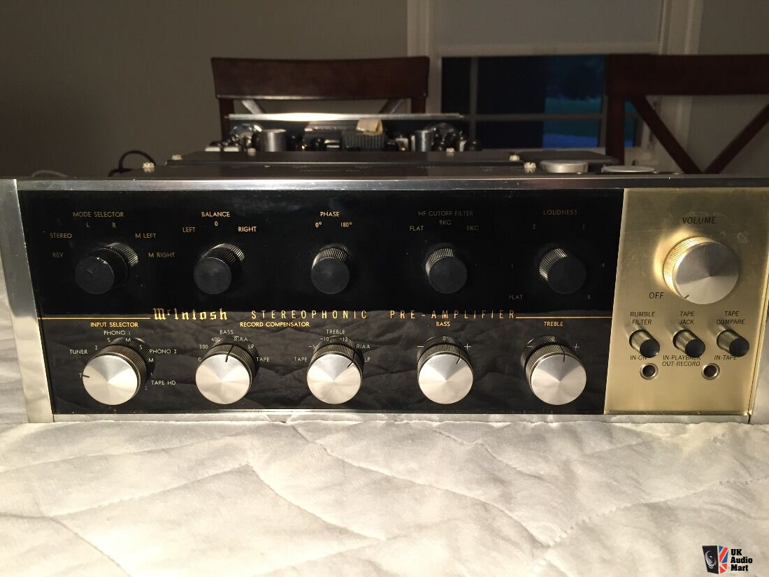 McIntosh C20 preamp, MC240 ( 2p629) amp & MR66 tuner Photo #1710785 ...