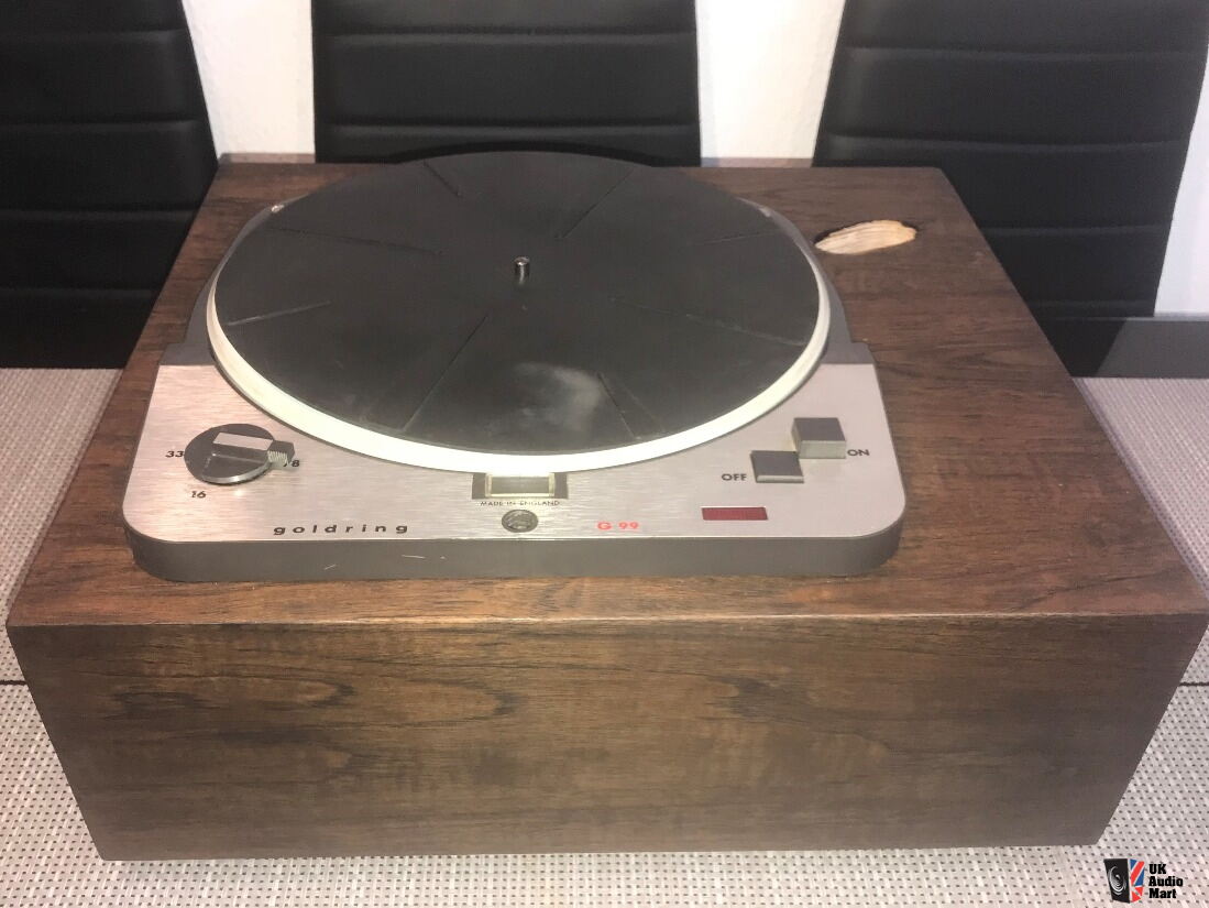 Vintage Goldring G99 Record Player in Custom Hand Made Sandwich type ...