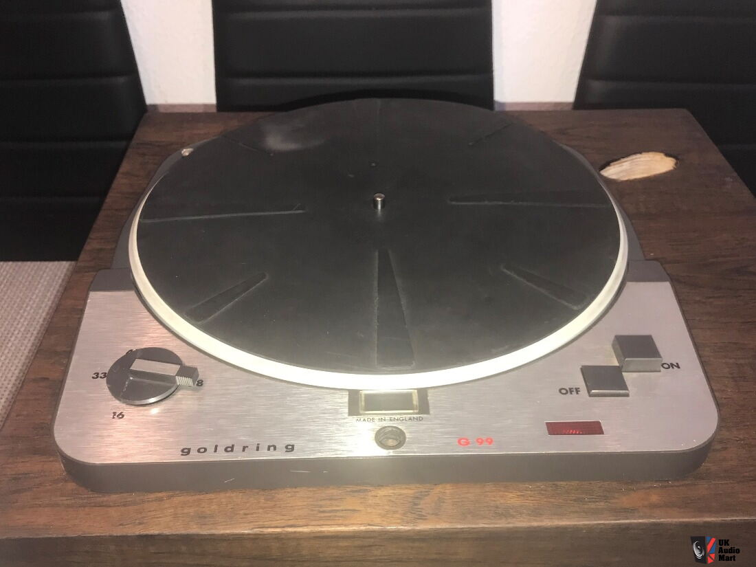 Vintage Goldring G99 Record Player in Custom Hand Made Sandwich type ...