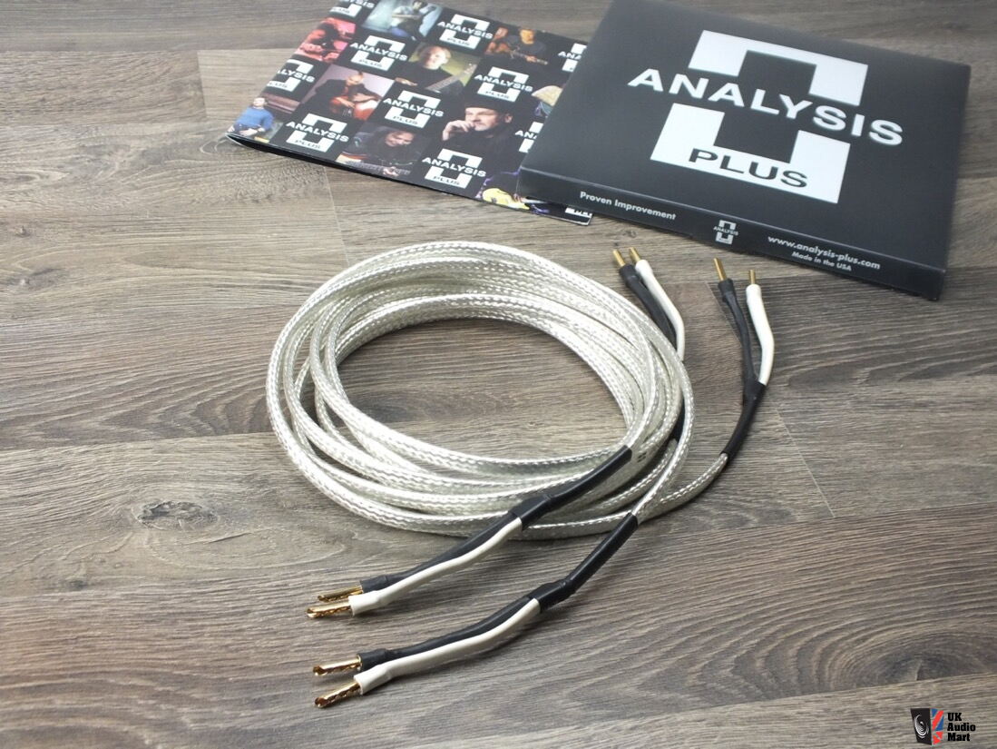 Analysis Plus Silver Oval 2 speaker cables 2,5 metre Photo #2035442 ...