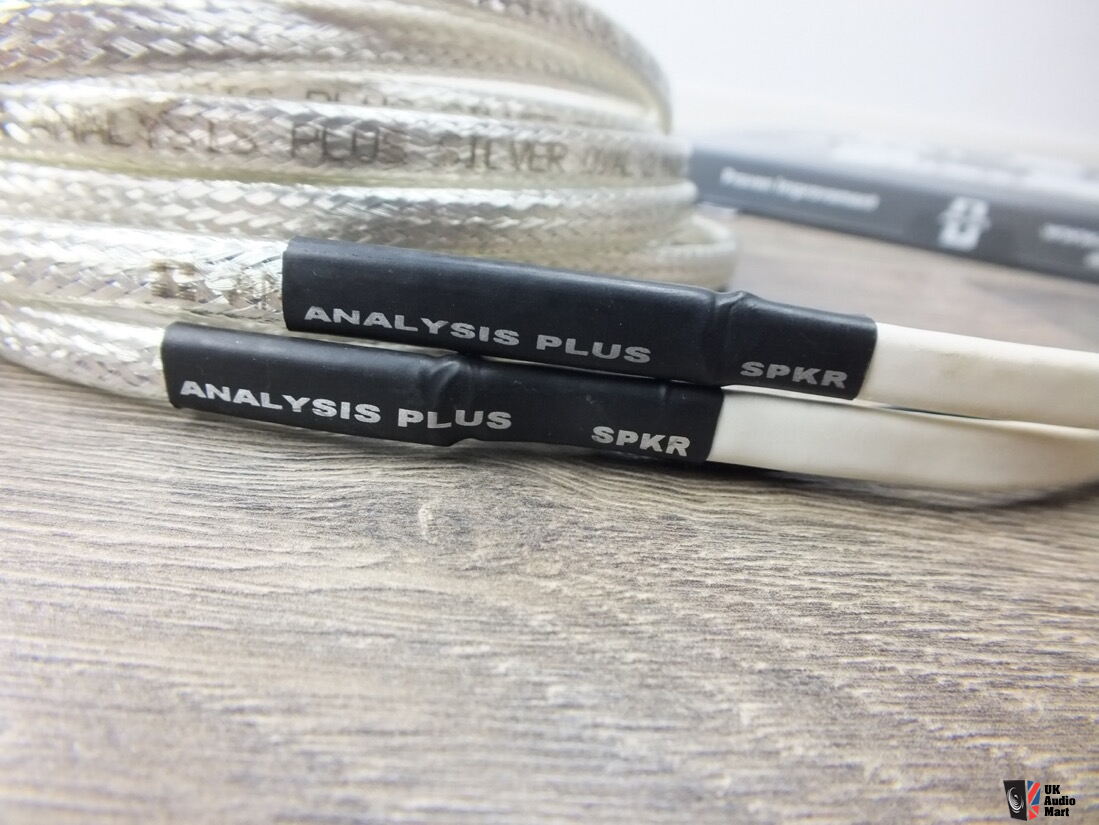 Analysis Plus Silver Oval 2 speaker cables 2,5 metre Photo #2035445 ...