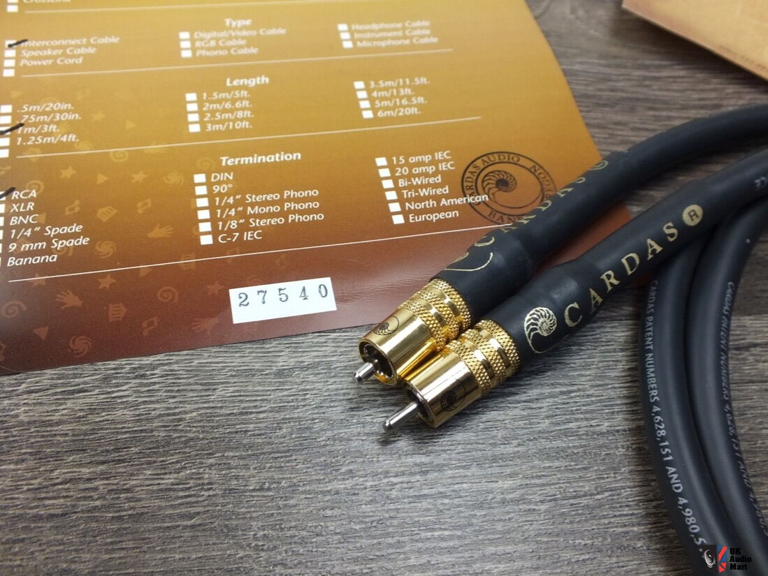 Cardas Golden Reference interconnects RCA 1,0 metre Photo #2071129 - UK ...