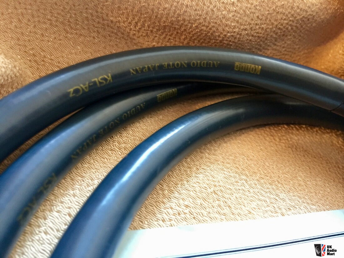Kondo AUDIO NOTE JAPAN KSL ACz Silver Power Cable 1,5 meter Photo ...