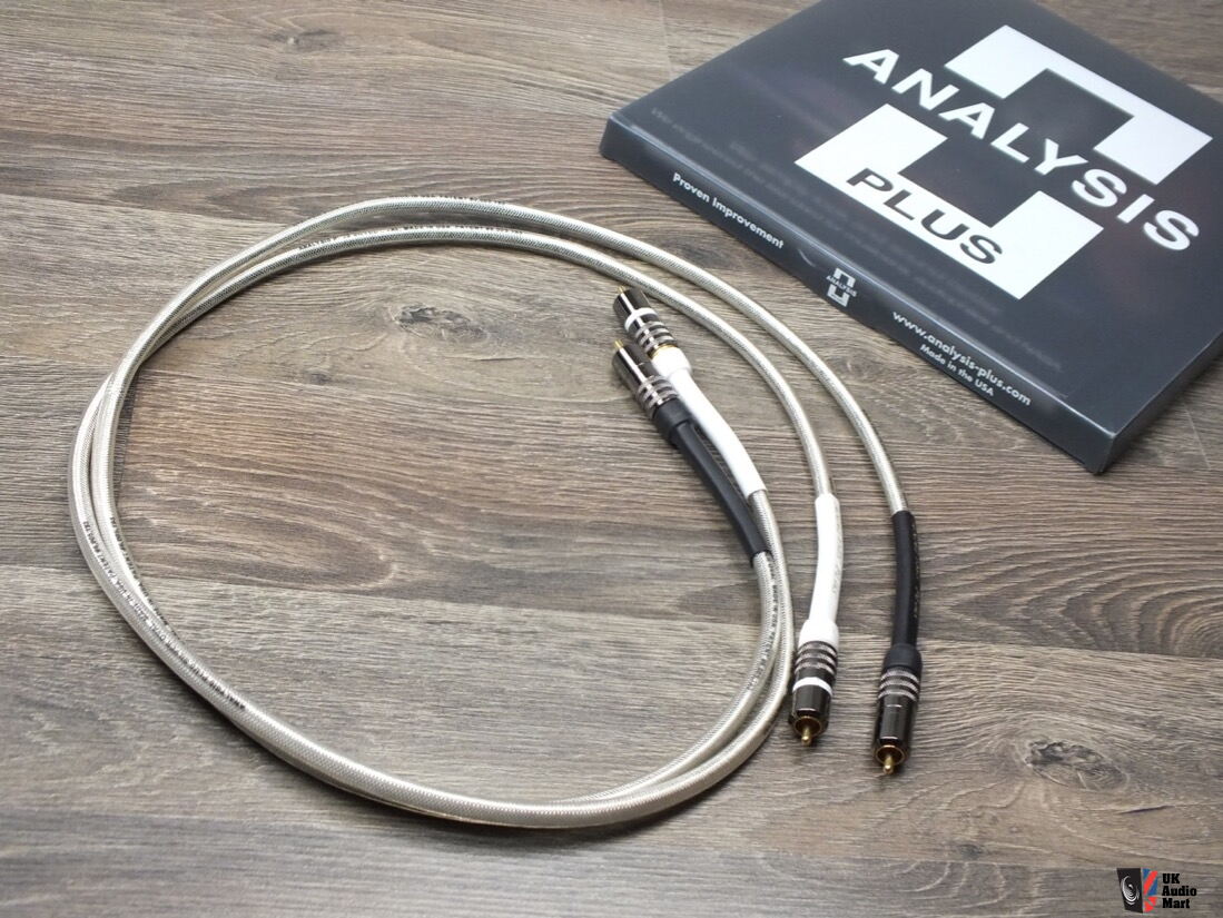 Analysis Plus Silver Oval-In interconnects RCA 1,0 metre Dealer Ad - UK ...