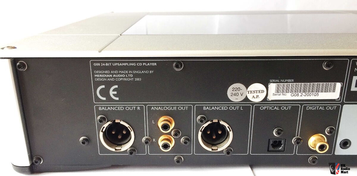 Meridian G08.2 24bit upsampling CD Player with defect Photo #2143691 ...