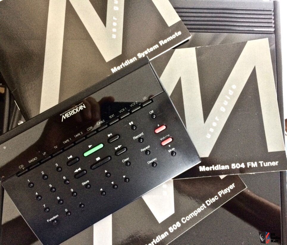Meridian HIFI SET: 501 PRE Amplifier, 506 20 BIT CD Player, 504 TUNER ...