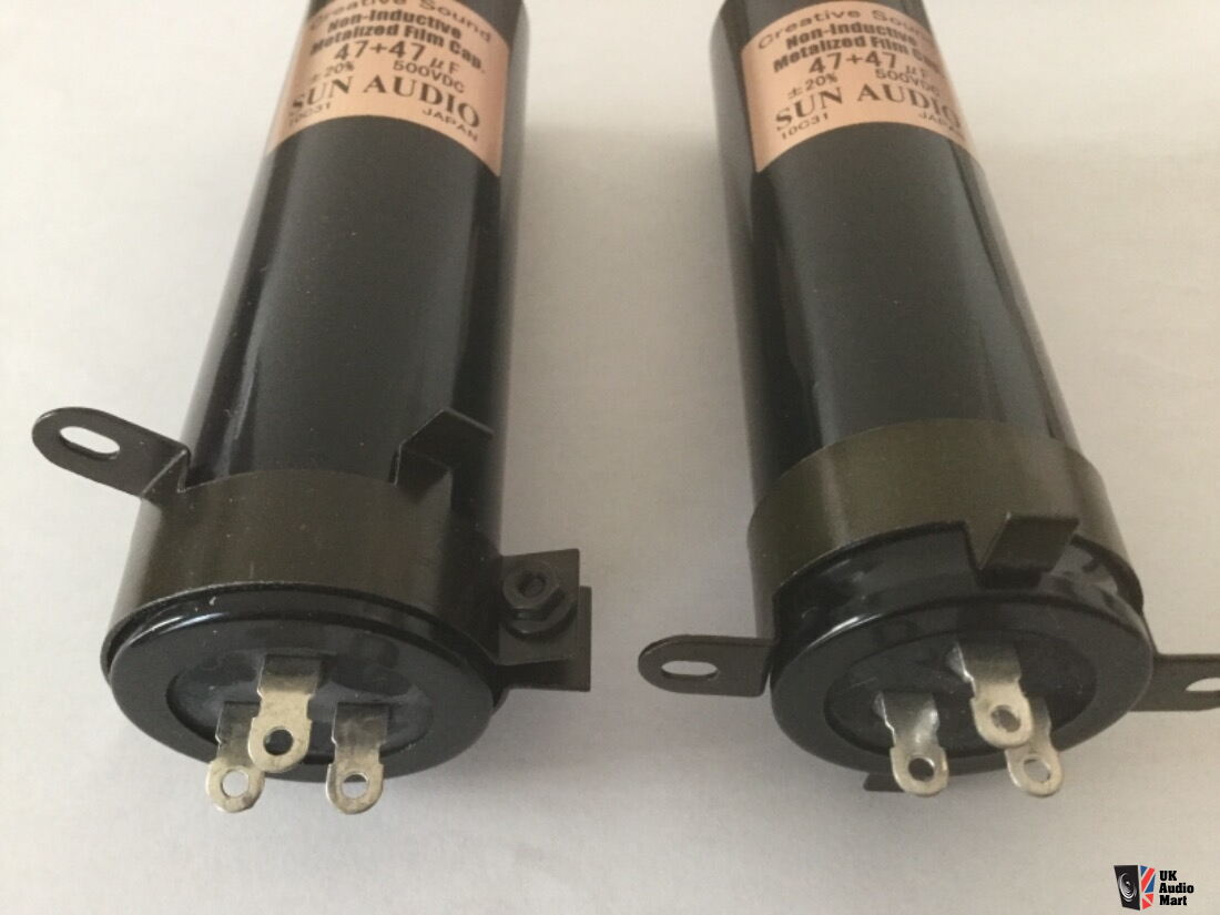 8 capacitors 47-47 mf 500 v SUN AUDIO Photo #2289646 - UK Audio Mart