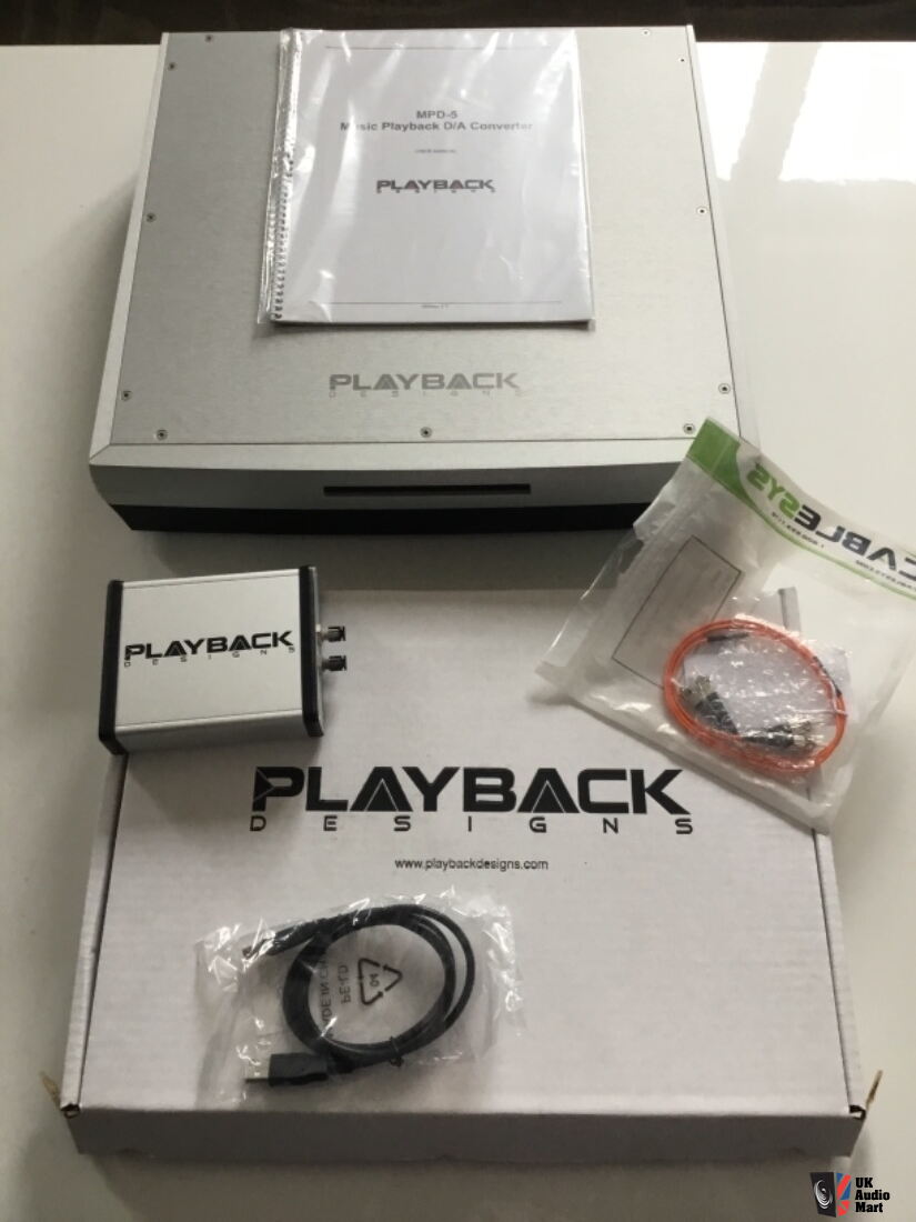 PLAYBACK Audio Design DAC MPD-5 Black/silver Photo #2320599 - UK Audio Mart