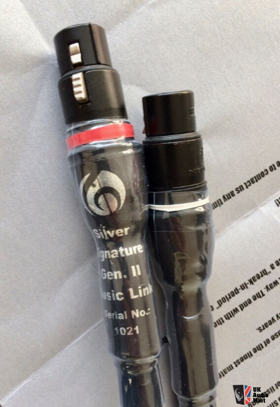 Heavens Gate Audio Silver Signature MKII Interconnect XLR 1 Meter Photo ...