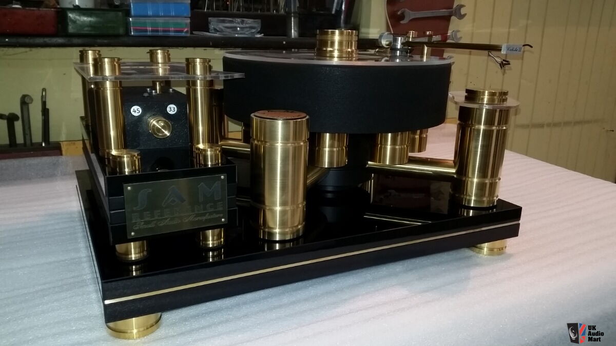 Small Audio Manufacture Brass Reference Turntable & SAM Tonearm Photo ...