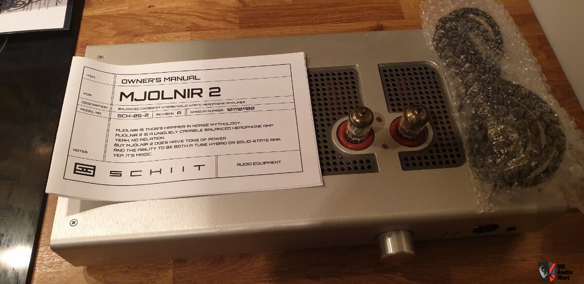 Schiit Mjolnir 2 Hybrid Tube Amp + 4 sets of Tubes Inc Original ...