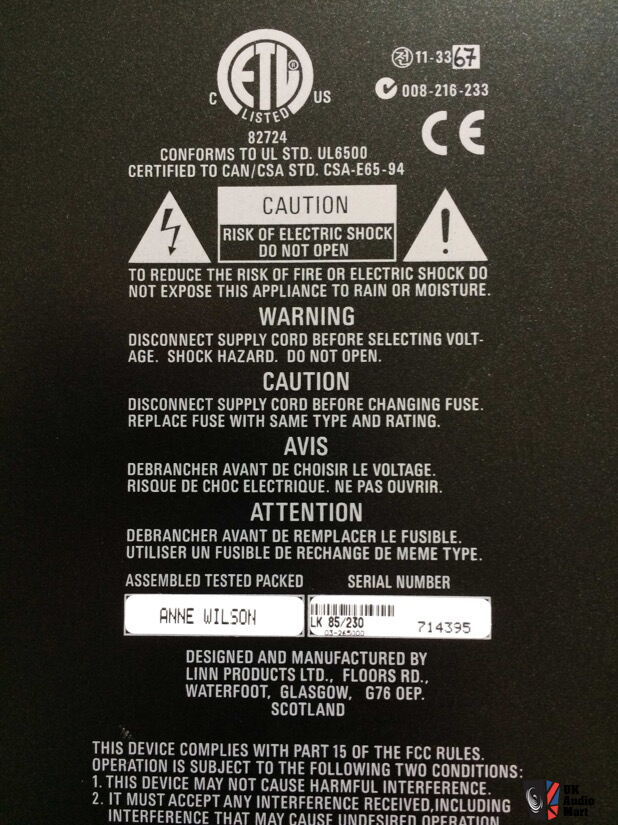 Linn LK 85 Power Ampilfier Photo #2594575 - UK Audio Mart
