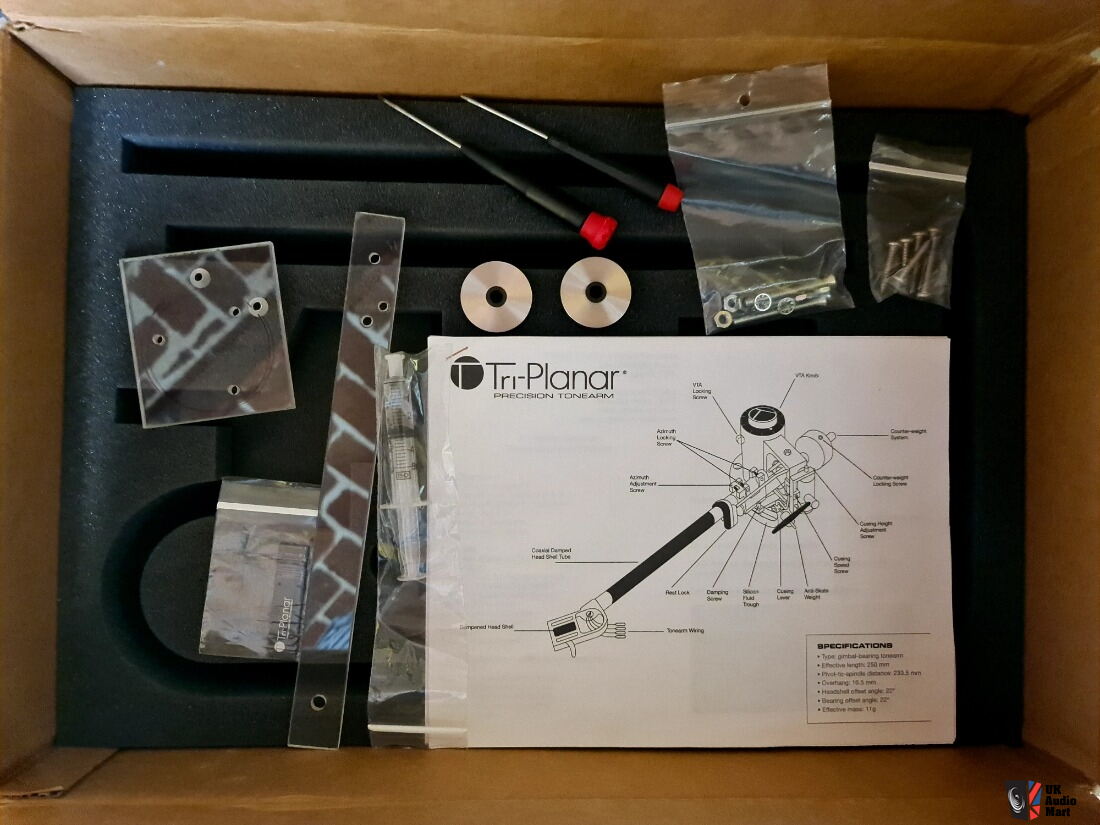 Wheaton Tri Planar / TriPlanar Tonearm MKVII v.II in perfect condition ...