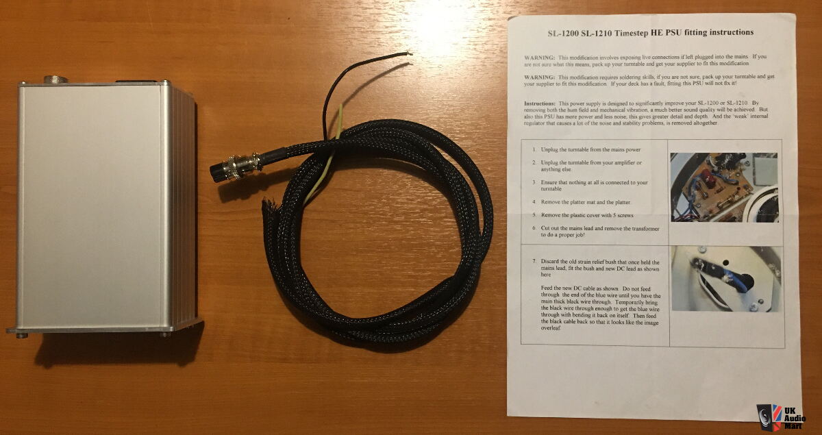 Timestep HE Low Noise External Power Supply Unit for Technics SL-1200 ...