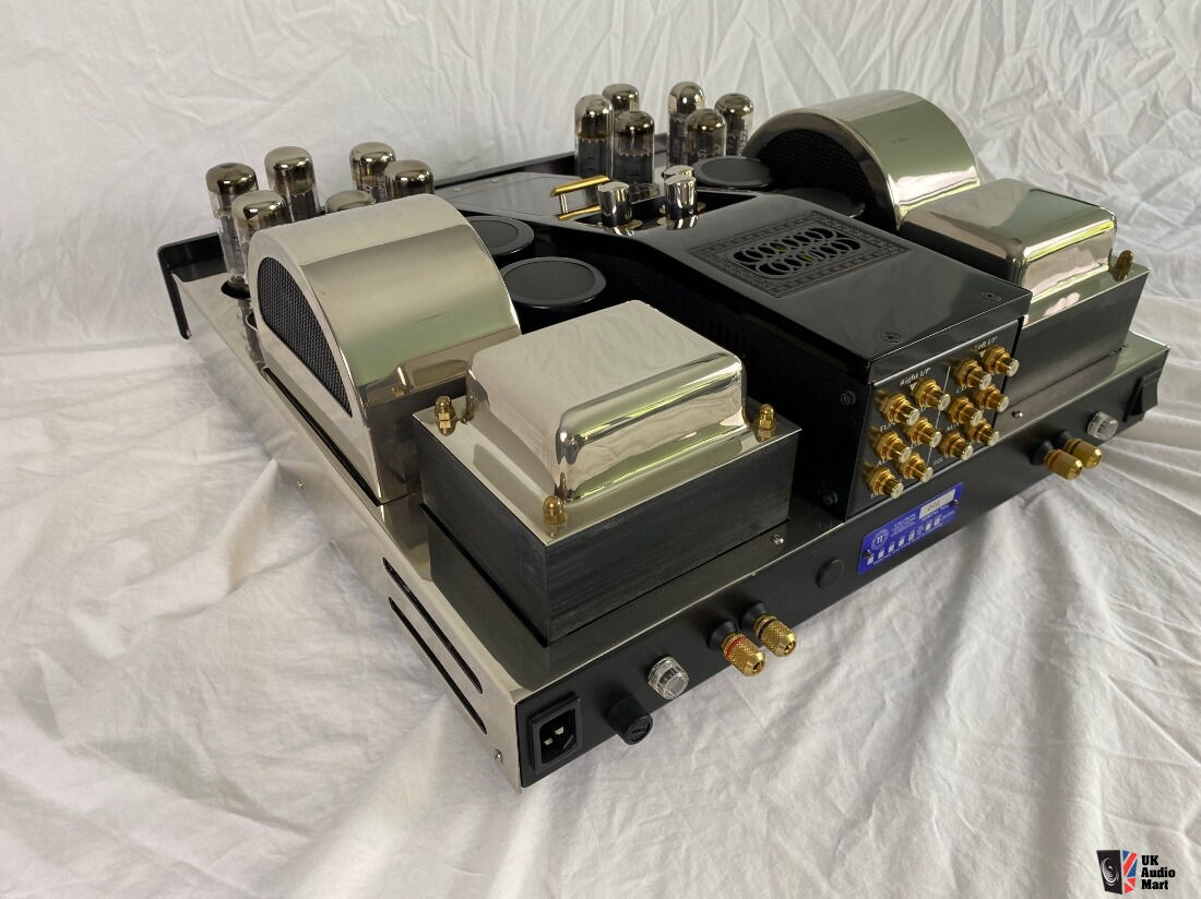 Tube Technology Synergy Integrated Dual Mono Power Amplifier GOLD AERO ...