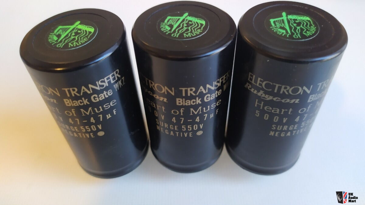 Rubycon Black Gate WKZ capacitor 47 uF + 47 uF 500v Heart of Muse Photo ...
