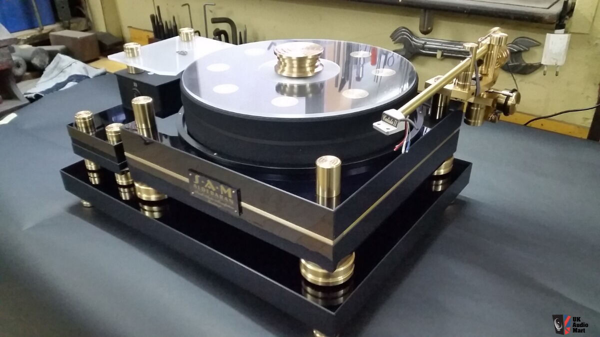 Small Audio Manufacture Brass Aldebaran turntable with SAM Tonearm NEW ...