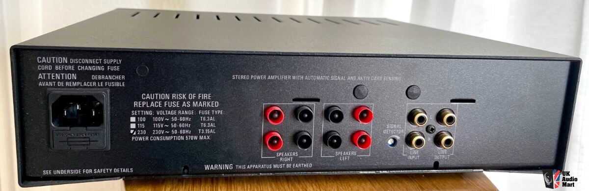 Linn LK85 Power Amplifier + 4 X BFA Plugs and manual Photo #3609399 ...