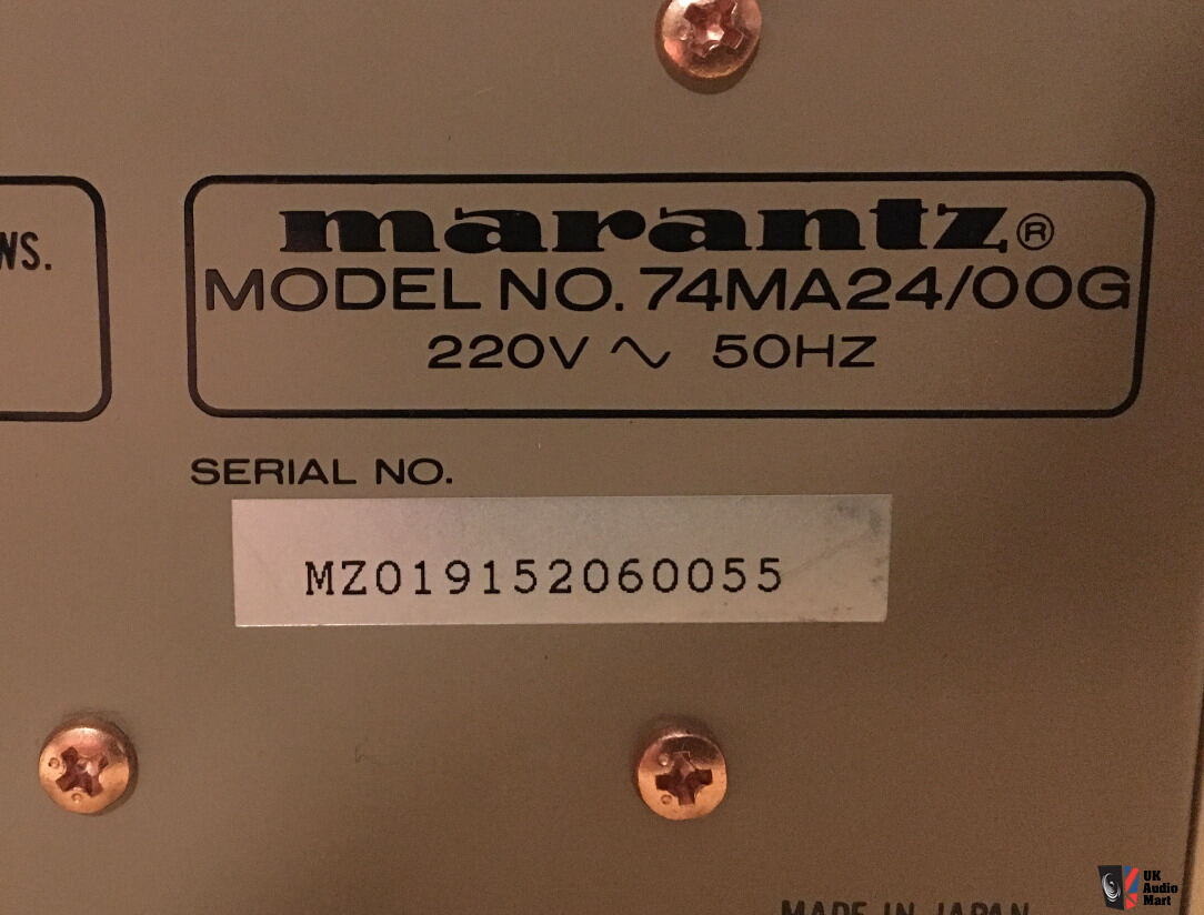 Marantz MA-24 Music Link Mono Class A Power Amplifier Photo #3633582 ...