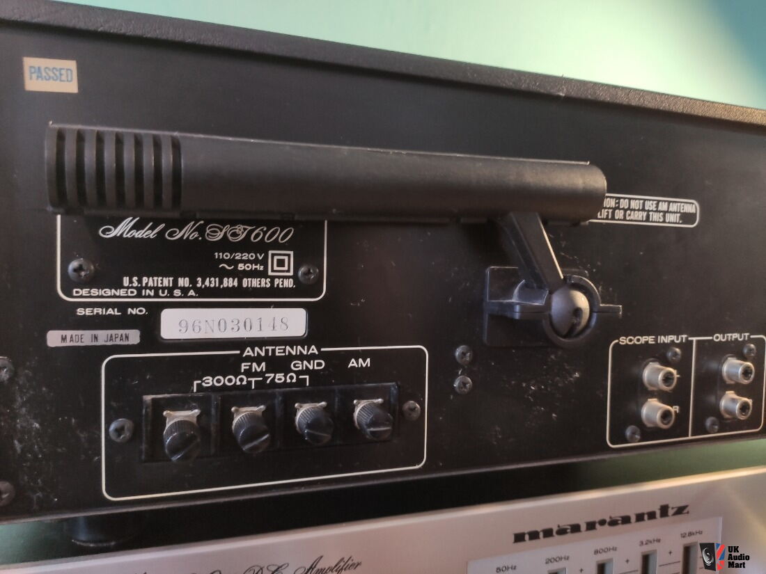 Rare Oscilloscope tuner Marantz ST600 Photo #3700843 - UK Audio Mart