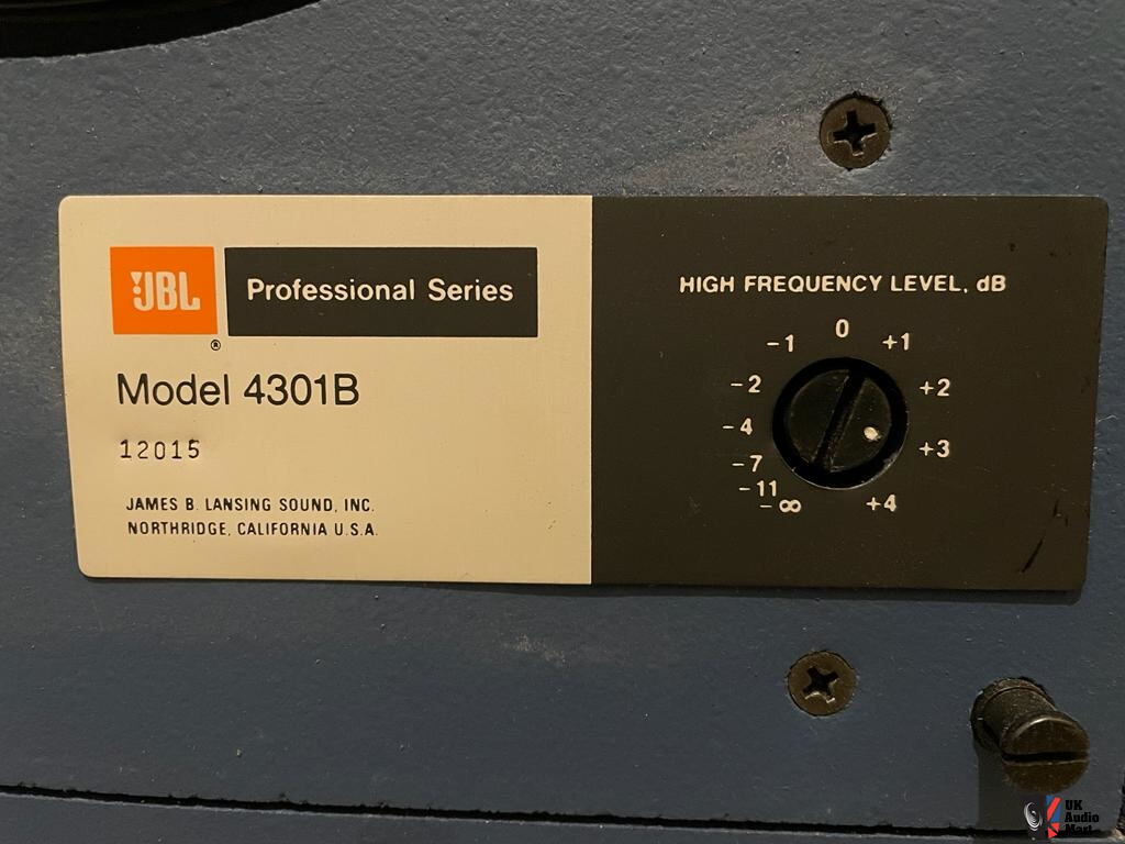 JBL 4301B Professional series studio monitor speakers Photo #3708880 ...