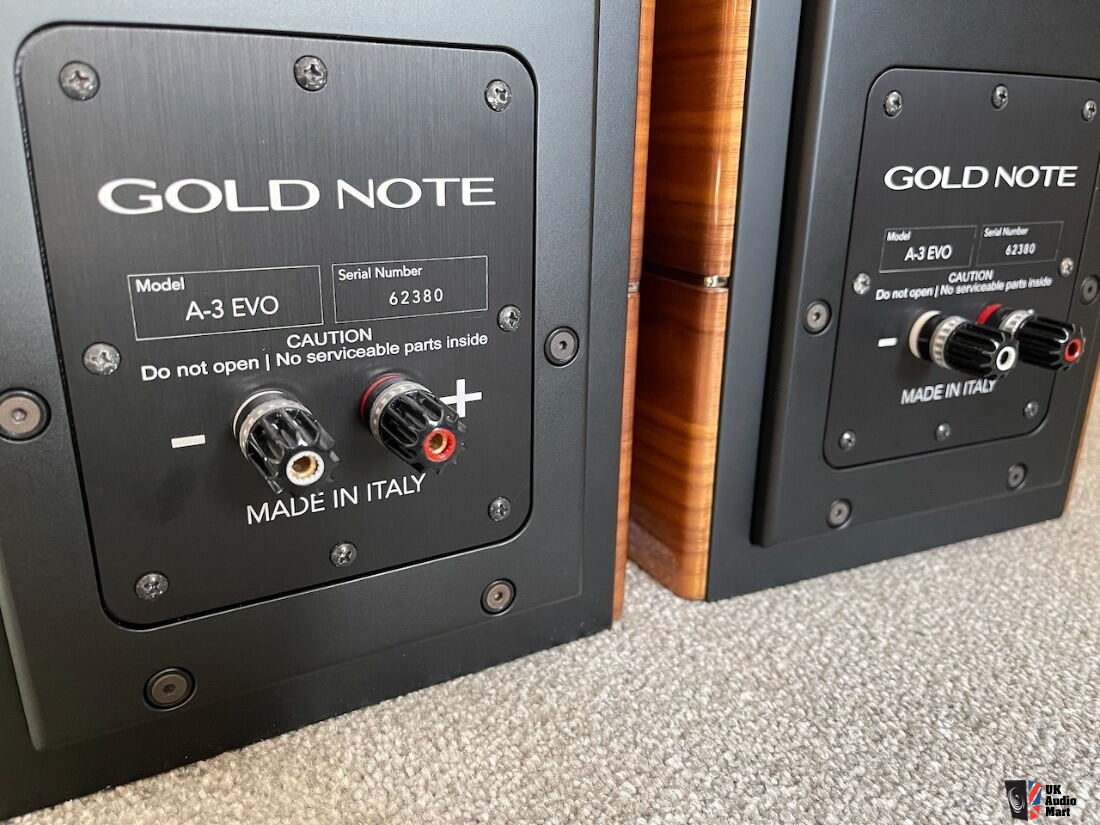 Gold Note Evo 3 Loudspeakers (Ex-Demo) Photo #3718007 - UK Audio Mart