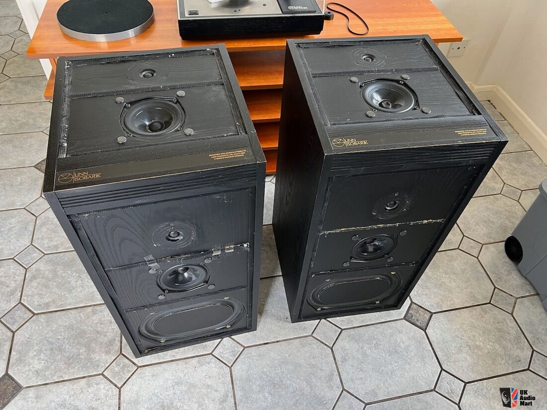 Linn Isobarik Speakers (Pair) + Stands + Aktiv Crossover + Dirak + LK ...