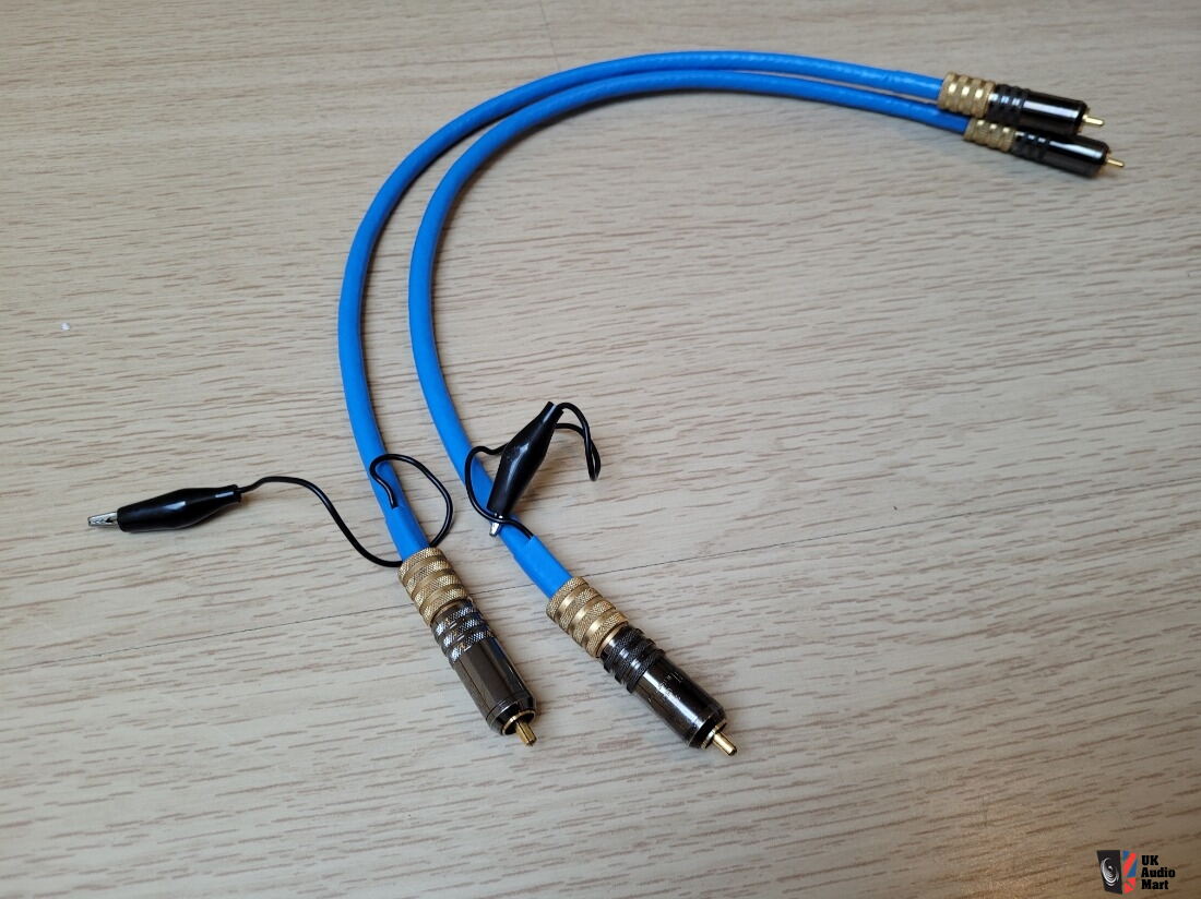 Siltech pure silver interconnects (older version with earth clamp ...