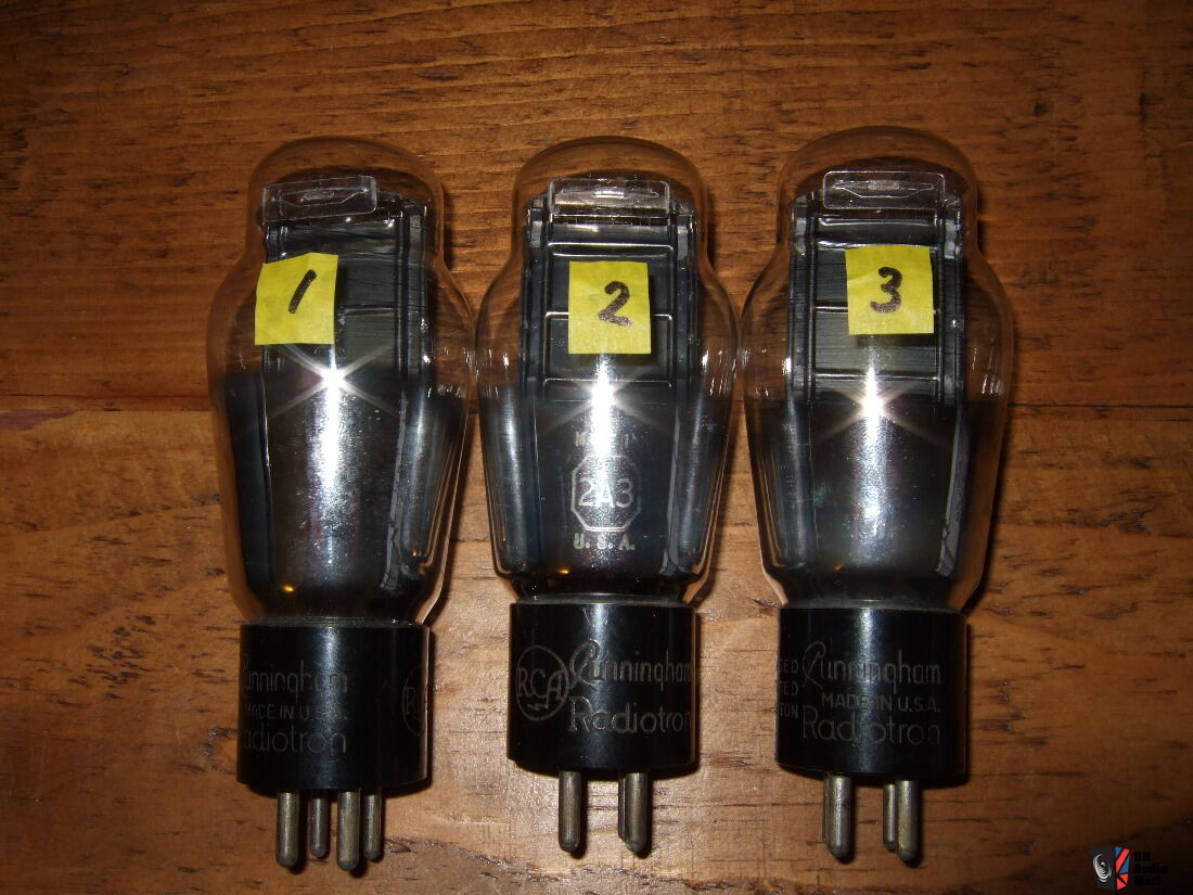 RCA Cunningham 2a3 Monoplate tubes For Sale - UK Audio Mart