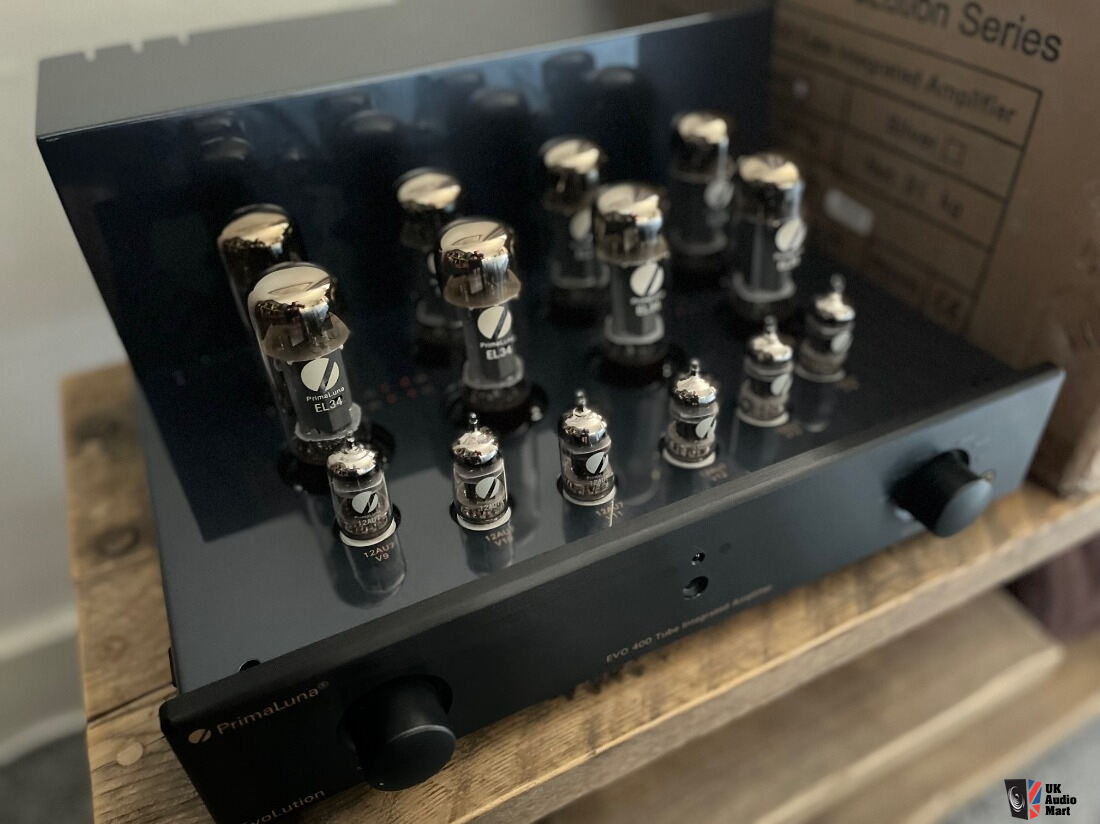 Prima Luna Evo 400 Integrated Valve Amplifier Black Photo #3965792 - UK ...