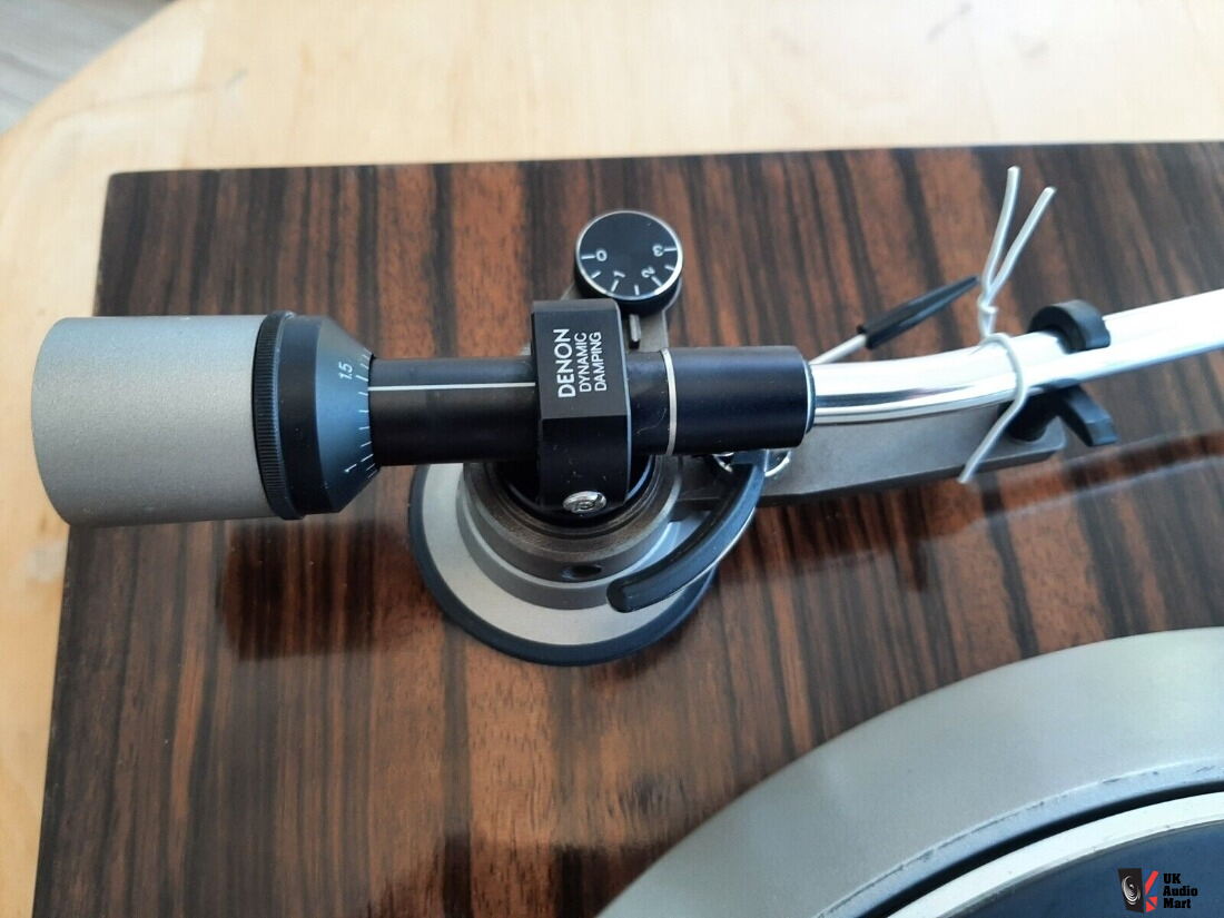 Denon DP790 with upgraded dynamic damping arm -walnut finish properly ...