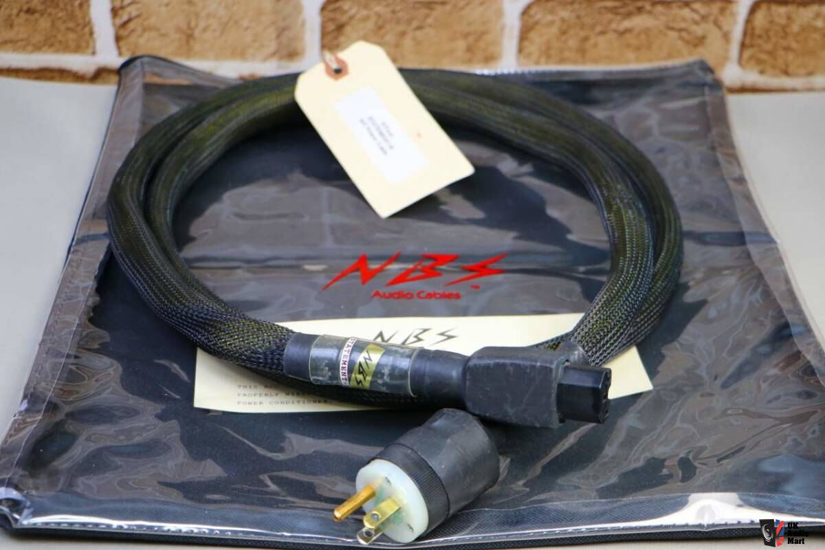 NBS Statement lll AC cable 1.8m 6ft! For Sale - UK Audio Mart