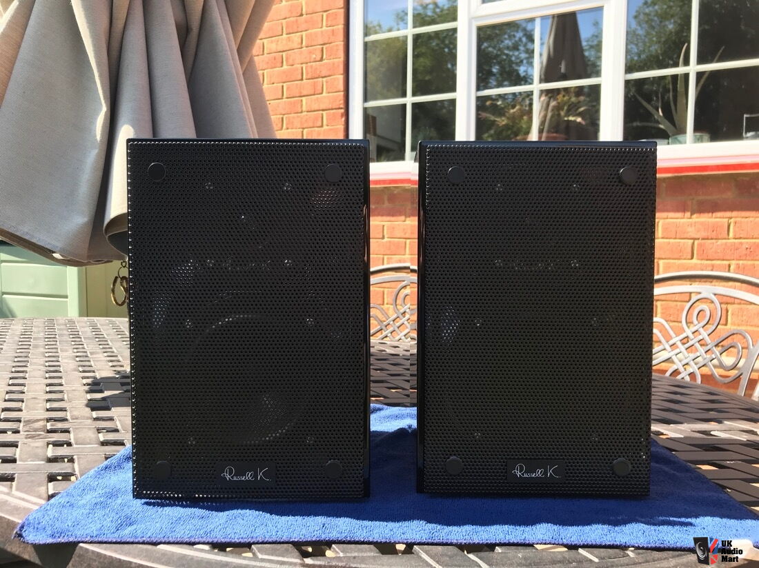 Russell K Red 50 Speakers Hi Gloss Black Photo #4247817 - UK Audio Mart