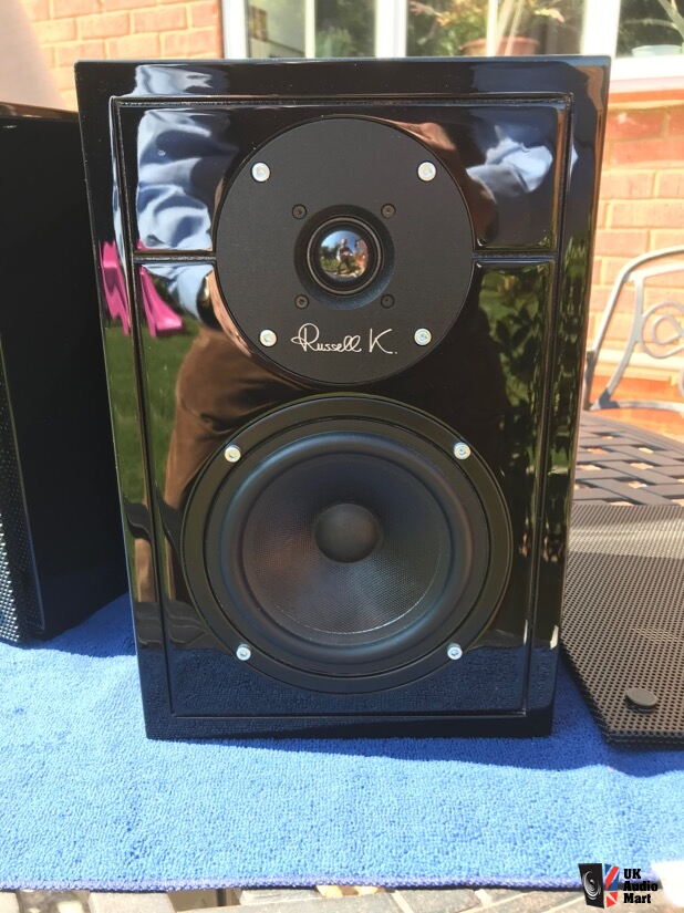 Russell K Red 50 Speakers Hi Gloss Black Photo #4247817 - UK Audio Mart
