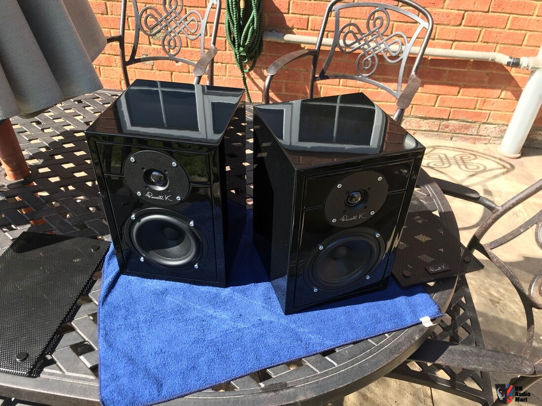 Russell K Red 50 Speakers Hi Gloss Black Photo #4247822 - UK Audio Mart