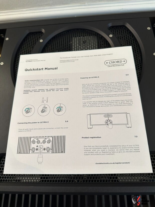 Chord Ultima 6 Stereo Power Amplifier Photo #4301090 - UK Audio Mart