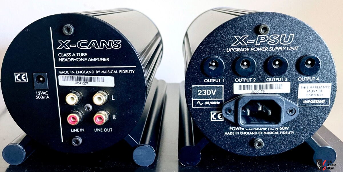 Musical Fidelity X-CANS tubes headphone amplifier + Musical Fidelity X ...